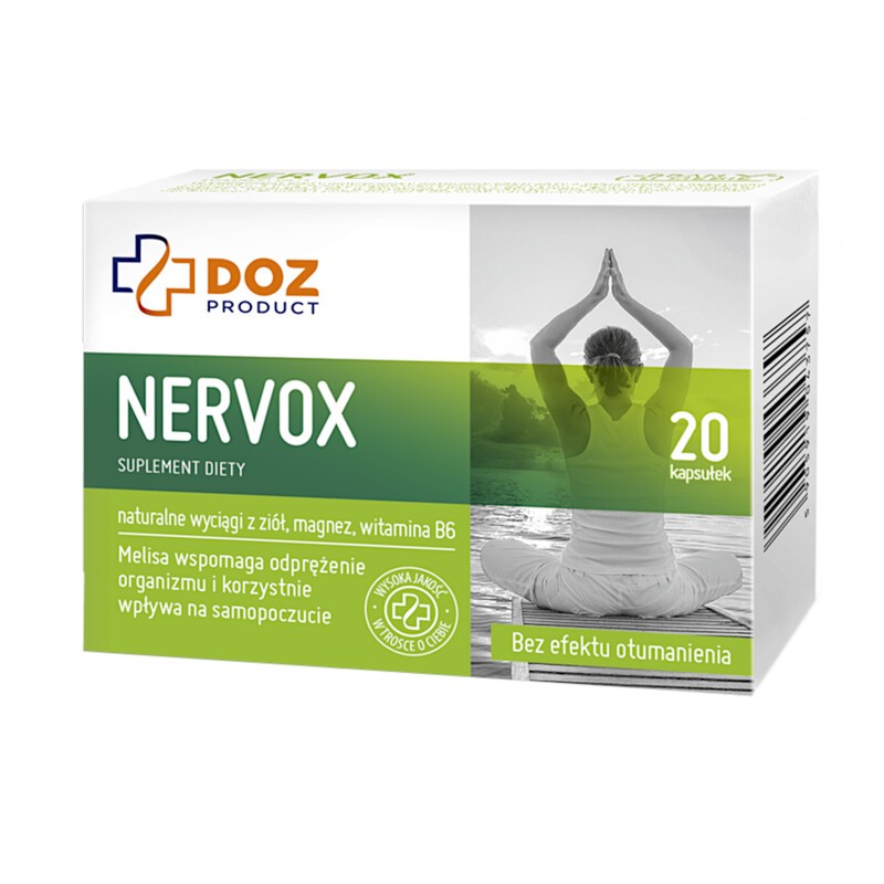 DOZ PRODUCT Nervox, kapsułki żelatynowe, 20 szt.