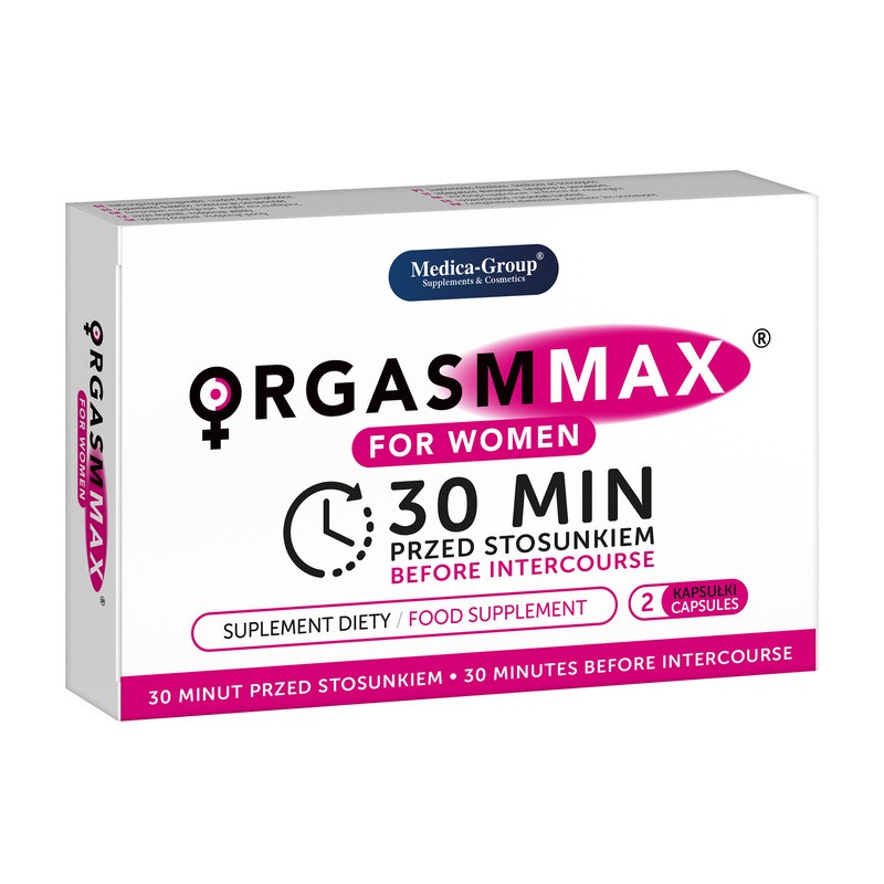 Orgasmmax for women, 2 kapsułki