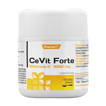 Pharmovit CeVit Forte 1000 mg Witamina C, proszek, 100 g (100 porcji ...