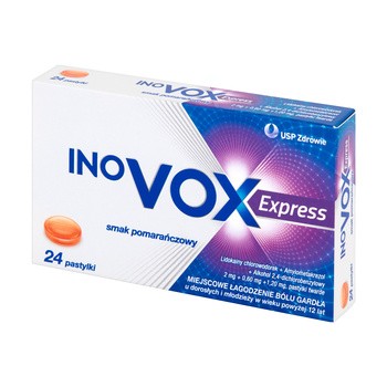 Inovox Express, pastylki twarde, smak pomarańczowy, 24 szt. - Portal DOZ.pl