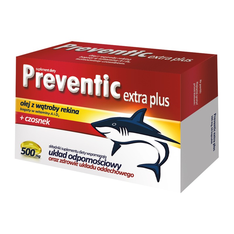 Preventic Extra Plus, 500 mg, kapsułki, 60 szt.