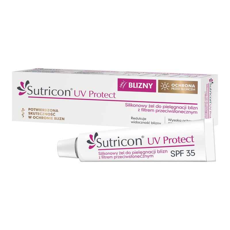 Sutricon UV Protect, silikonowy żel do pielęgnacji blizn z filtrem ...