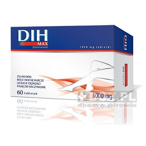 DIH Max, 1000 mg, tabletki, 60 szt