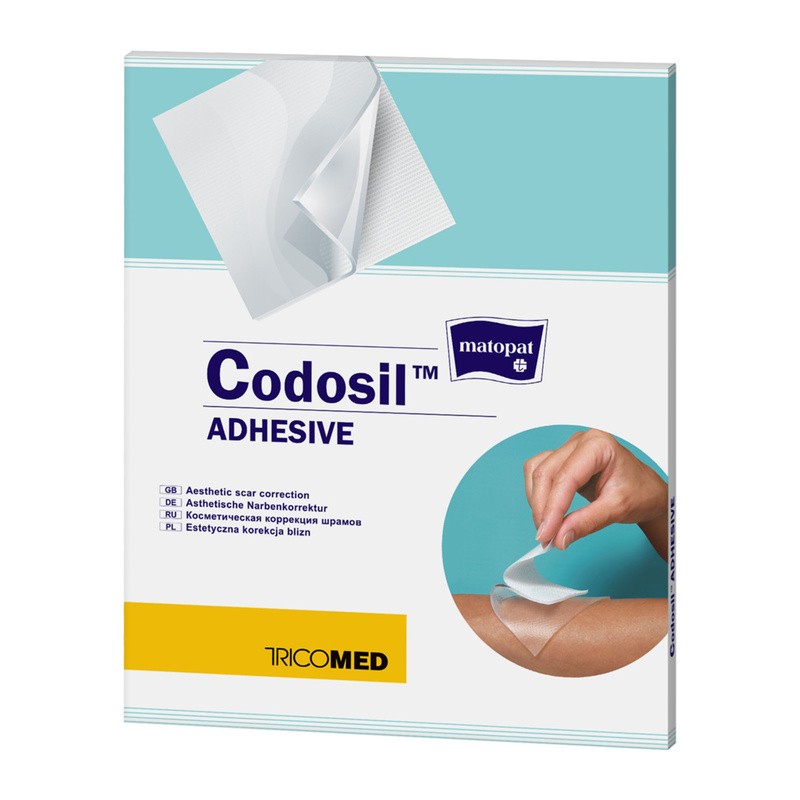 Codosil Adhesive, opatrunek silikonowy na blizny, 14 x 14 cm, 1 szt.