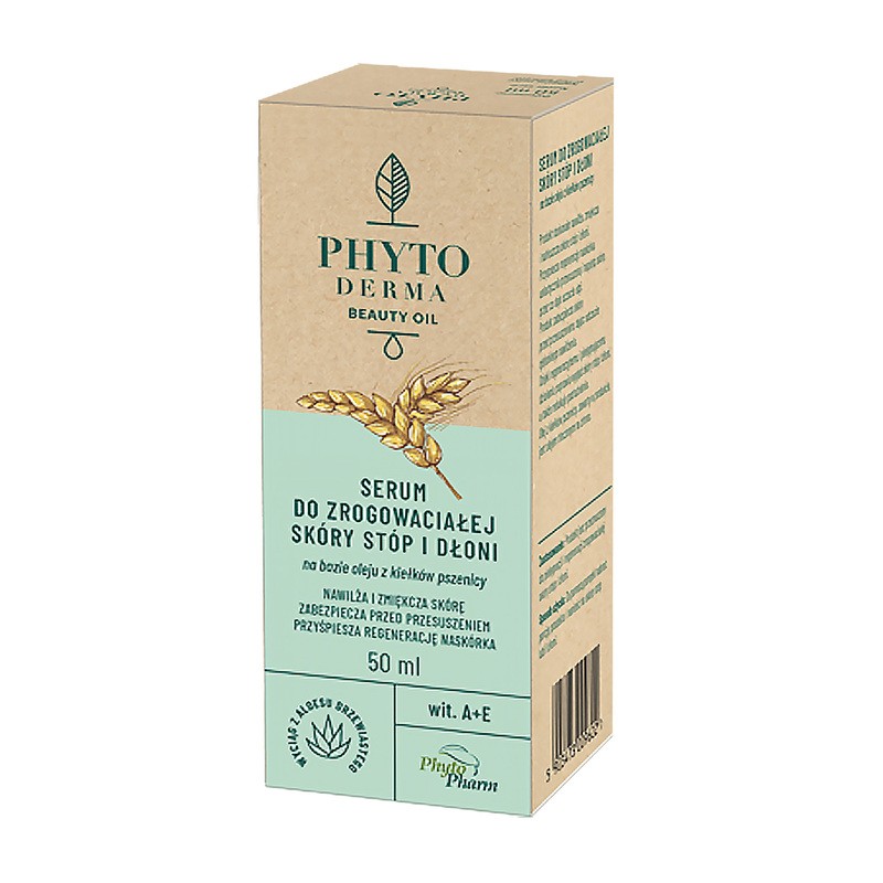 Phytoderma Beauty Oil, serum do zrogowaciałej skóry stóp i dłoni, 50 ml