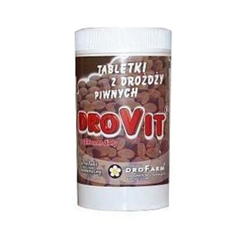 Drovit, 400 mg, drożdże piwne, tabletki, 200 szt.
