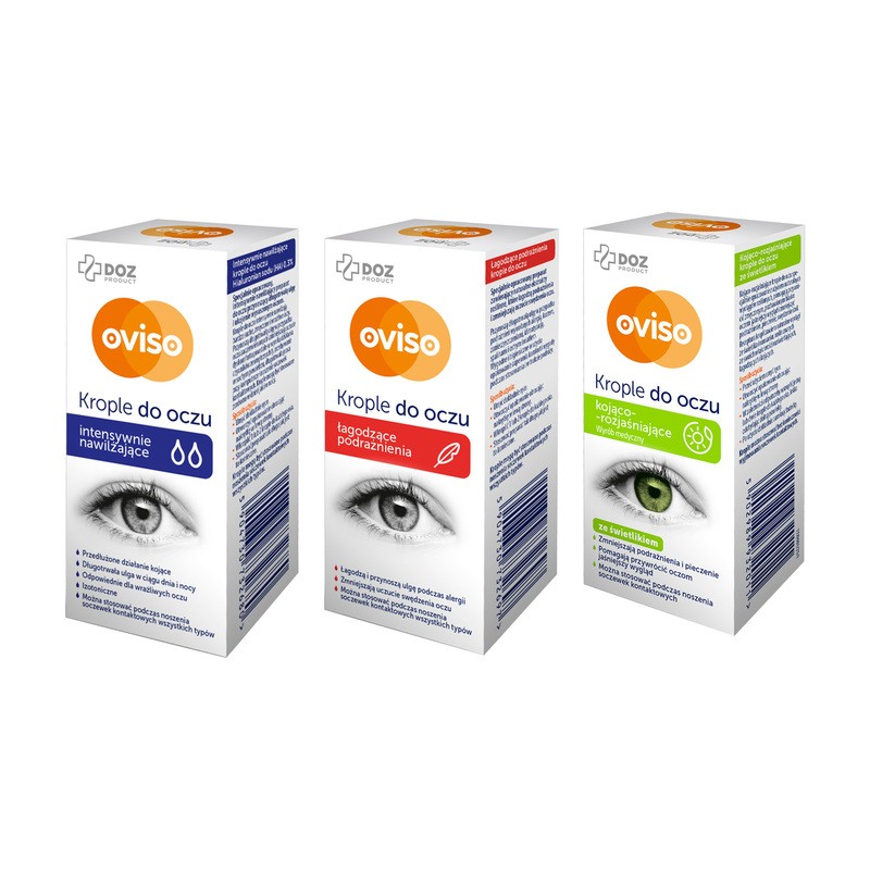 Zestaw Oviso Krople do Oczu