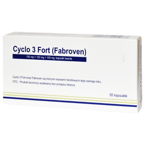 Cyclo 3 Fort, 150 mg, kapsułki twarde, 30 szt. (import równoległy ...