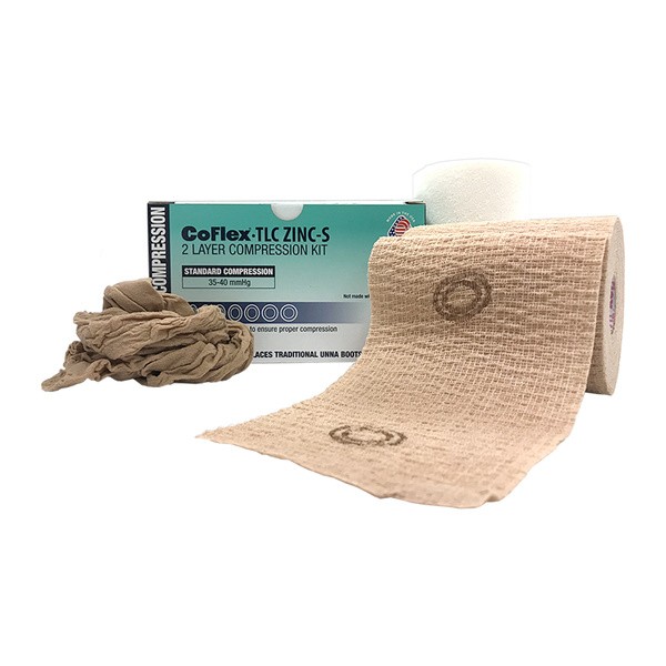 CoFlex TLC ZINC Lite, opatrunek, poliuretanowy, 7,62 cm x 5,5 m, 1 szt.