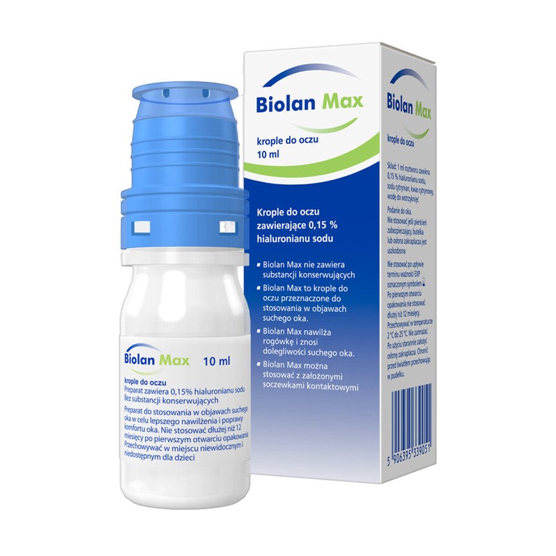 Biolan Max, krople do oczu, 10 ml
