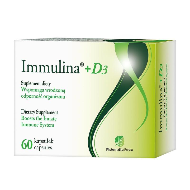 Immulina + D3, kapsułki, 60 szt.