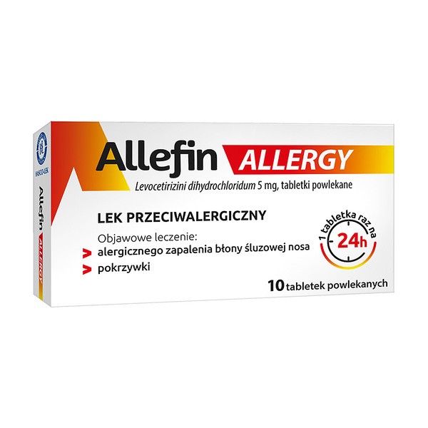 Allefin Allergy, 5 mg, tabletki powlekane, 10 szt.