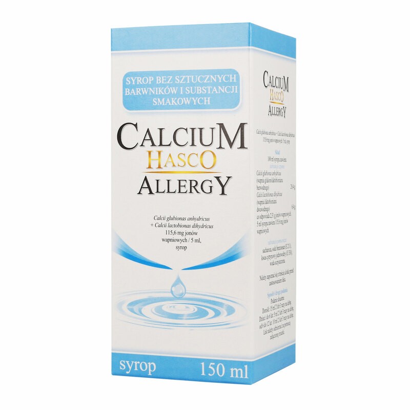 Calcium Hasco Allergy, syrop, 150 ml