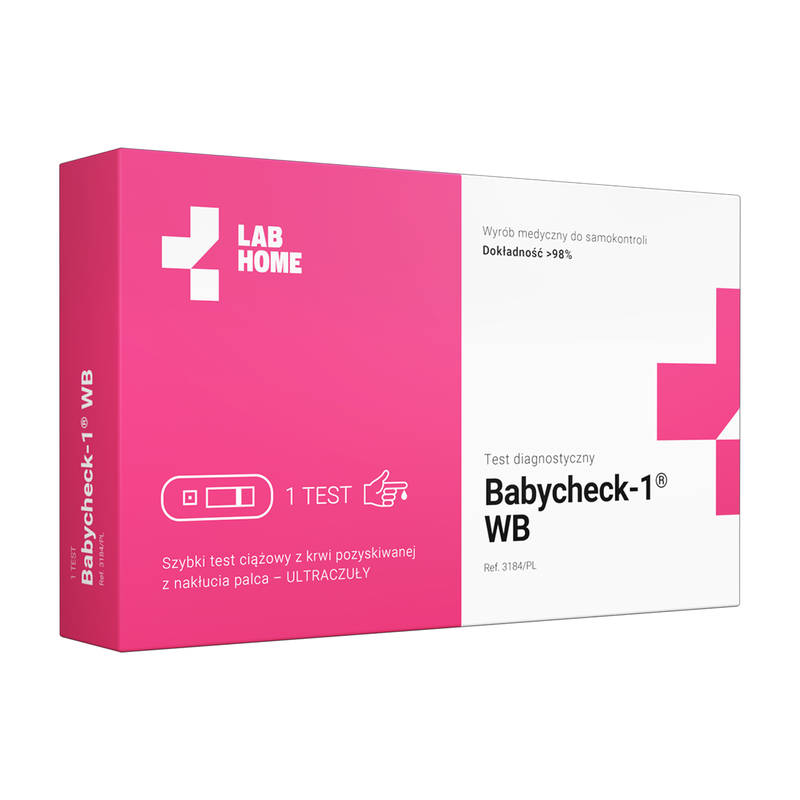 Babycheck-1 WB, test ciążowy z krwi, 1 szt.