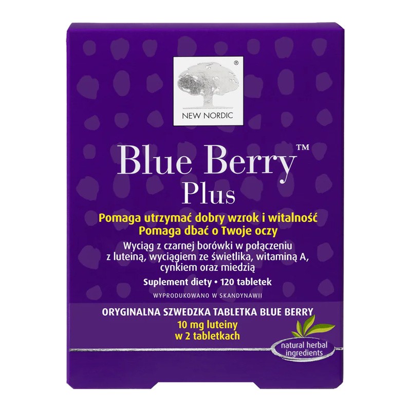 Blue Berry Plus, tabletki, 120 szt.