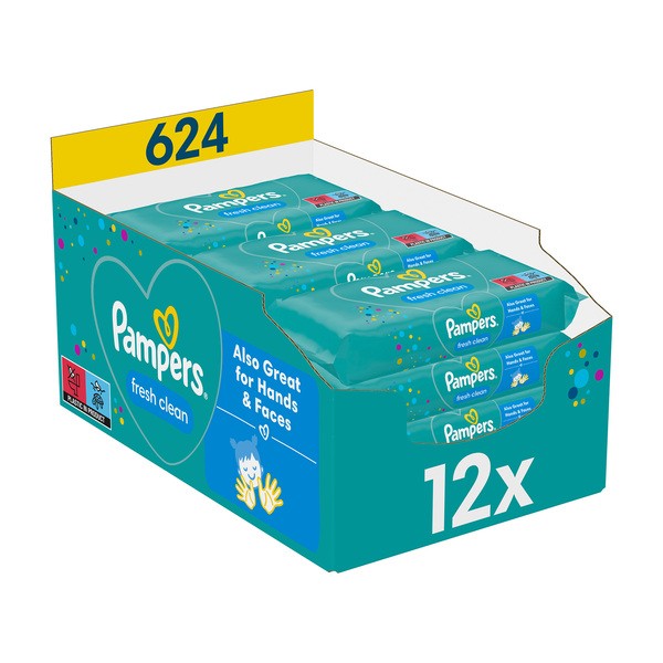 Chusteczki Pampers Fresh Clean 12 x 52 szt