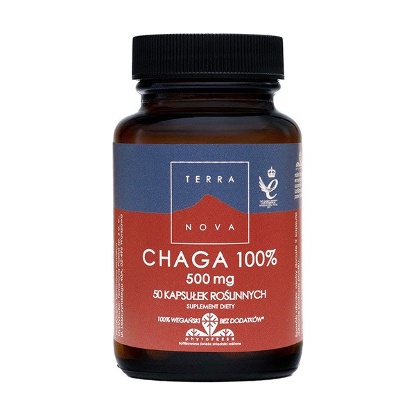 Chaga 100% 500 mg, kapsułki, 50 szt.