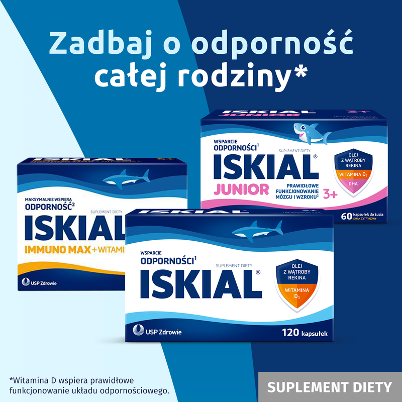 Iskial Immuno Max + Cynk, kapsułki, 120 szt.