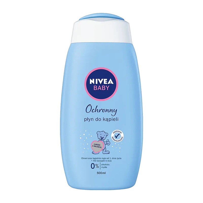 Nivea Baby, ochronny płyn do kąpieli, 500 ml