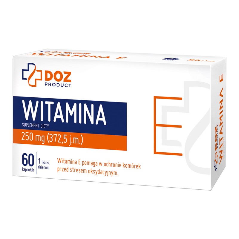 DOZ PRODUCT Witamina E, kapsułki, 60 szt.
