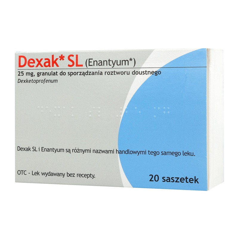 Dexak SL, 25 mg, granulat do sprządzania roztworu doustnego w ...