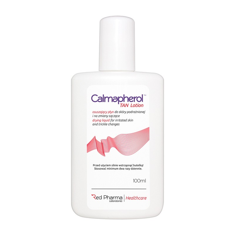 Calmapherol TAN Lotion, osuszający płyn do skóry podrażnionej, 100 ml
