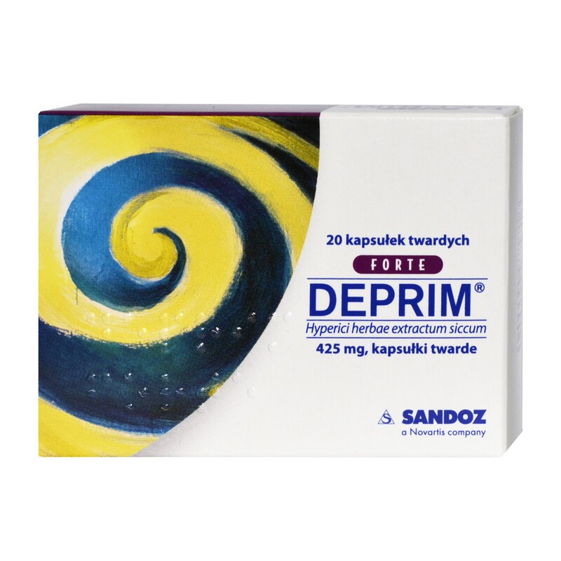 Deprim Forte, 425 mg, kapsułki twarde, 20 szt.