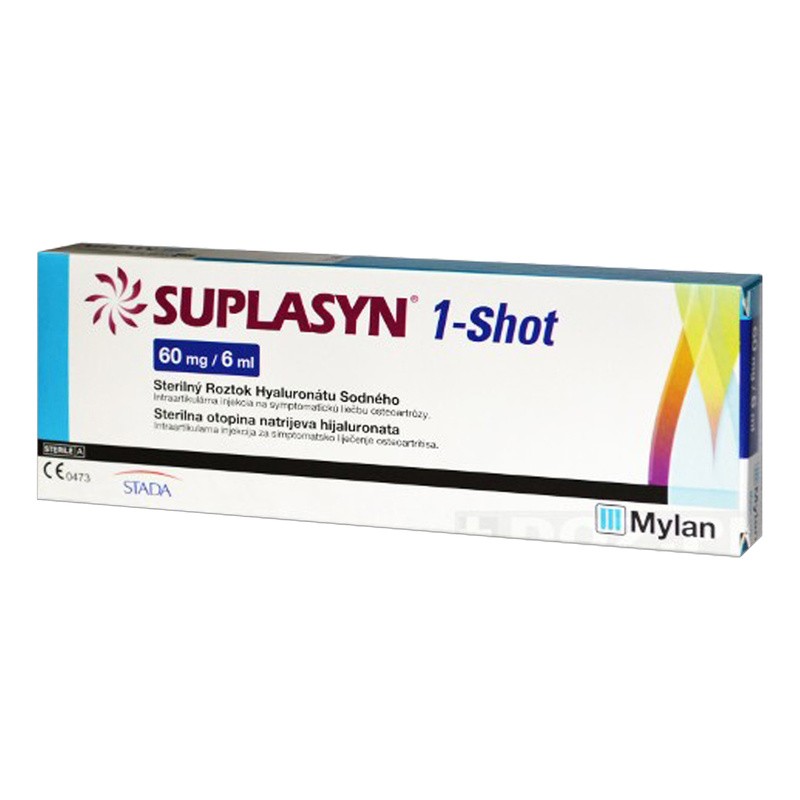 Suplasyn 1-Shot, 60 mg / 6 ml, iniekcje dostawowe, 1 ampułko-strzykawka