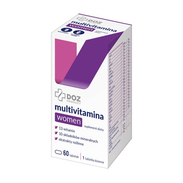 DOZ Product Multivitamina Woman, tabletki powlekane, 60 szt.