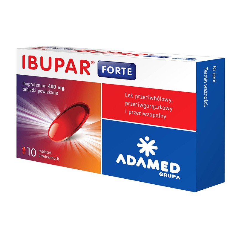 Ibupar forte, 400 mg, tabletki powlekane, 10 szt. - Portal DOZ.pl