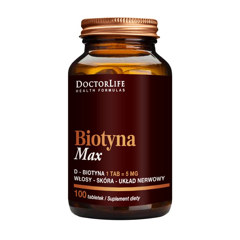 DoctorLife Biotyna Max, tabletki, 100 szt.