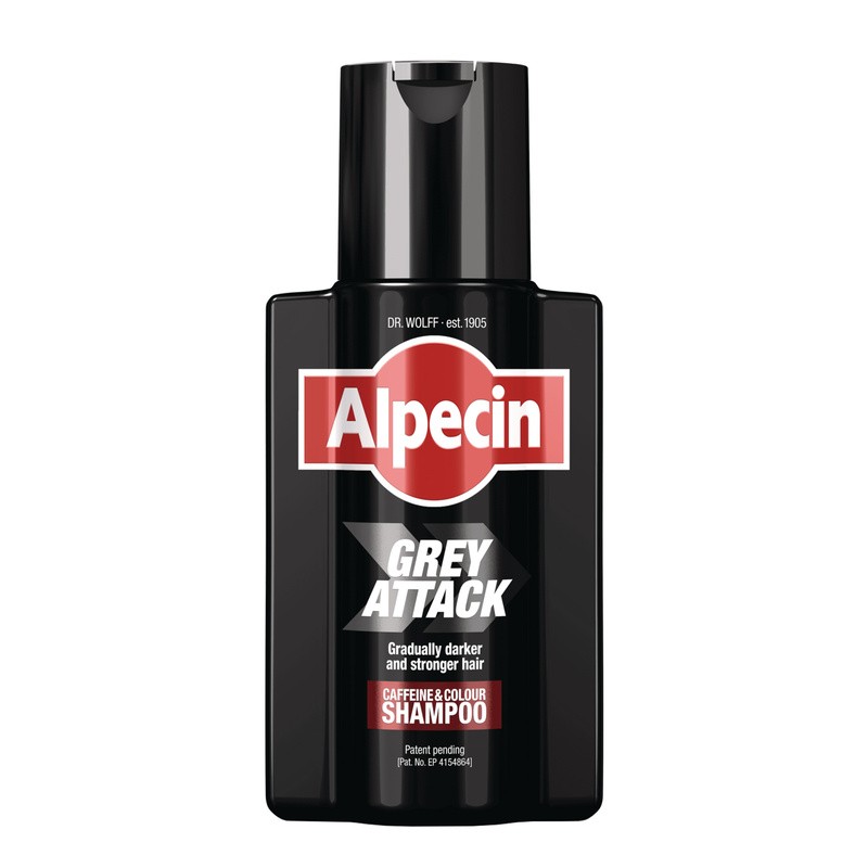 Alpecin Grey Attack, szampon koloryzujący dla mężczyzn, 200 ml