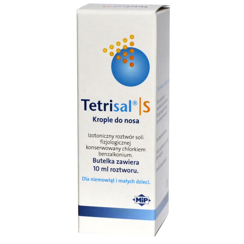 Tetrisal S, roztwór soli krople do nosa, 10 ml