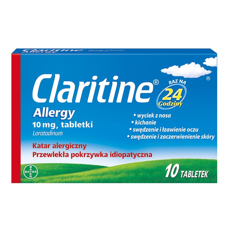 Claritine Allergy, 10 mg, tabletki, 10 szt.