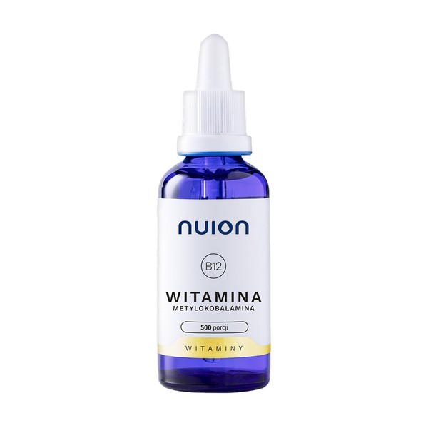 Nuion, Witamina B12, płyn w kroplach, 50 ml