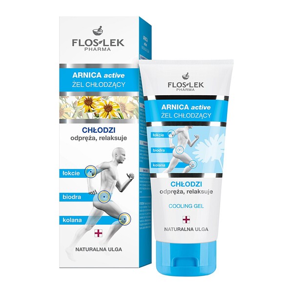 Flos-Lek Pharma Arnica Active, żel chłodzący, 200 ml