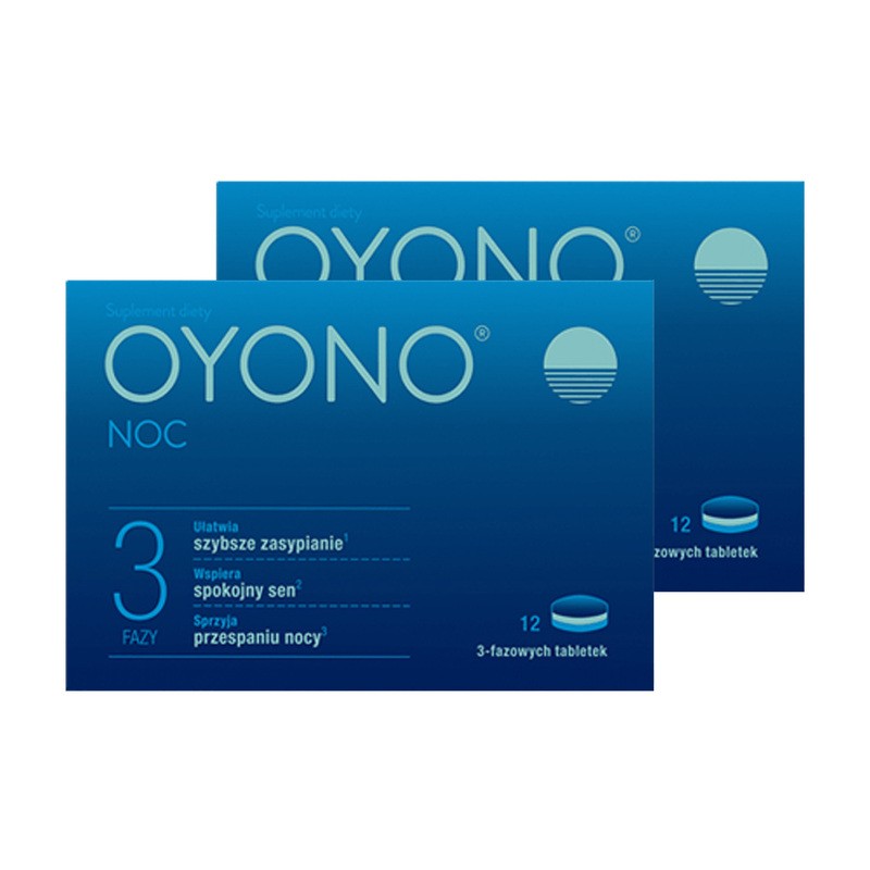 Zestaw 2x Oyono Noc, tabletki, 12 szt.