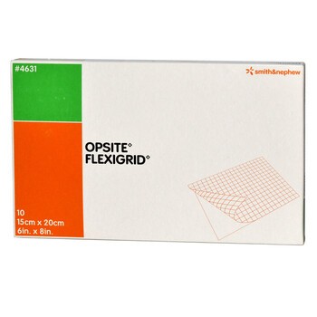 Opsite Flexigrid, opatrunek foliowy, 15 x 20 cm, 10 szt.