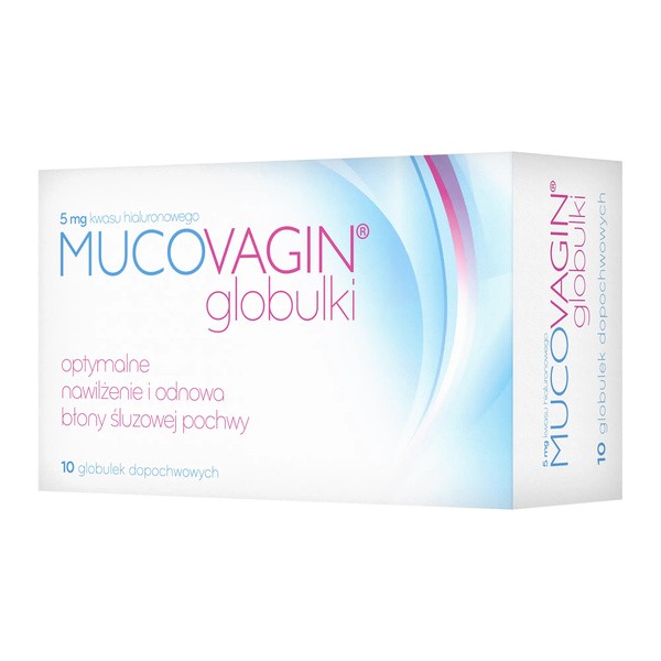 Mucovagin, globulki dopochwowe, 10 szt.