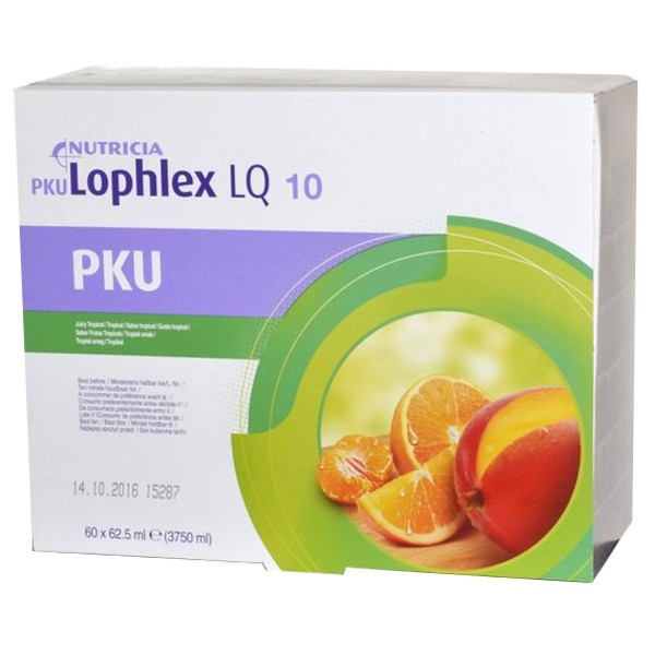 PKU Lophlex LQ, Tropical, płyn, 3750 ml (60 x 62,5 ml)