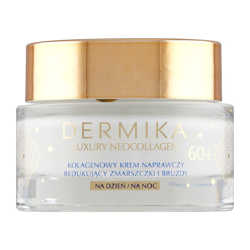 Dermika Luxury Neocollagen, kolagenowy krem naprawczy 60+, 50 ml