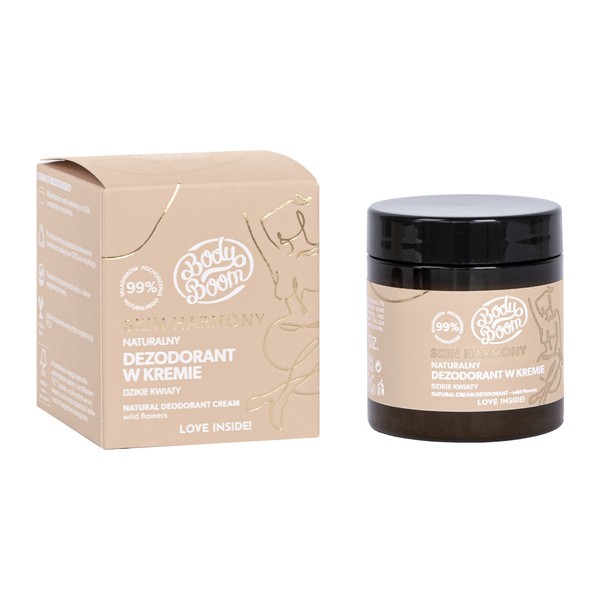 Bielenda Body Boom Skin Harmony, naturalny dezodorant w kremie, dzikie ...