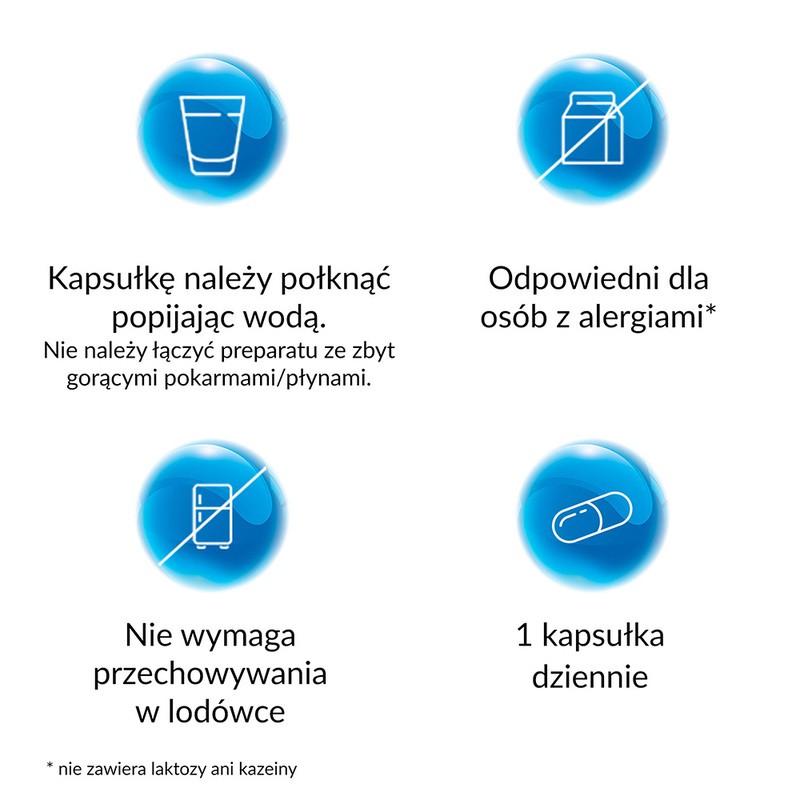 Multilac, kapsułki, synbiotyk (probiotyk +prebiotyk), 50 szt.