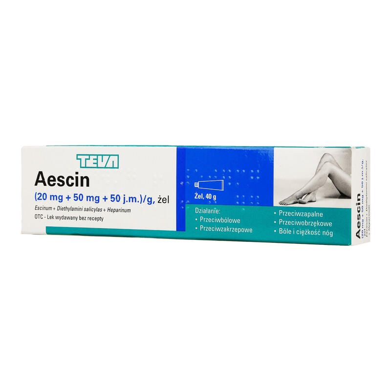 Aescin, żel, 40 g