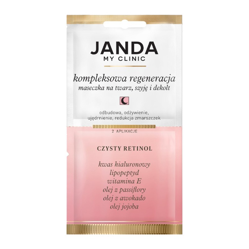 Janda My Clinic, kompleksowa regeneracja, maseczka kremowa na twarz ...