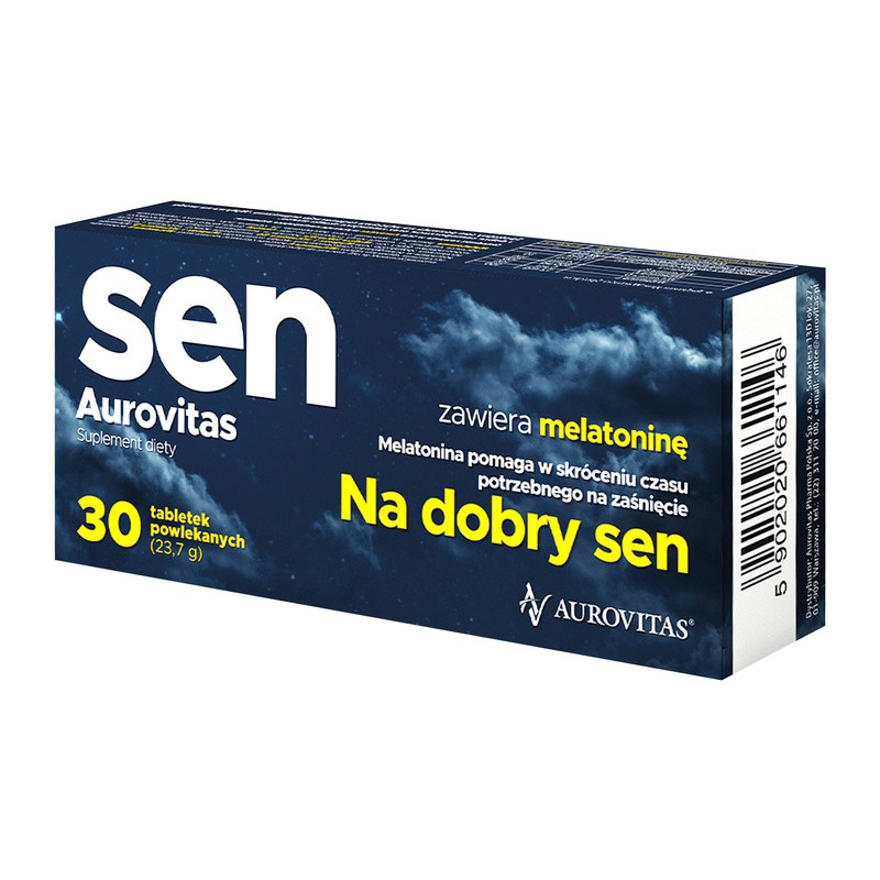Zestaw 2x Sen Aurovitas, tabletki
