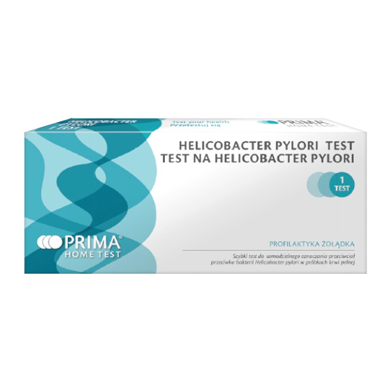 Prima Home Test, Helicobacter pylori, test wykrywający zakażenie H ...