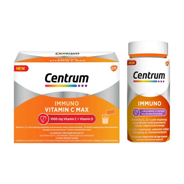 Zestaw Centrum Immuno, saszetki + tabletki
