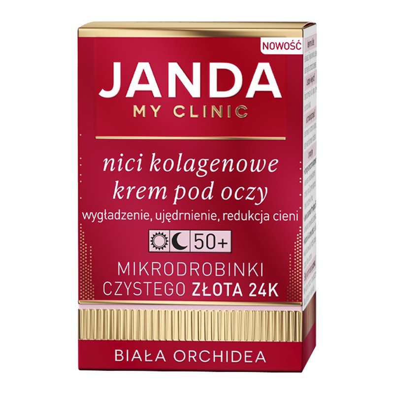 Janda Nici Kolagenowe, krem pod oczy 50+, 15 ml