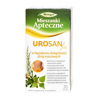 Urosan fix, zioła do zaparzania, 2 g, 20 saszetek - Portal DOZ.pl